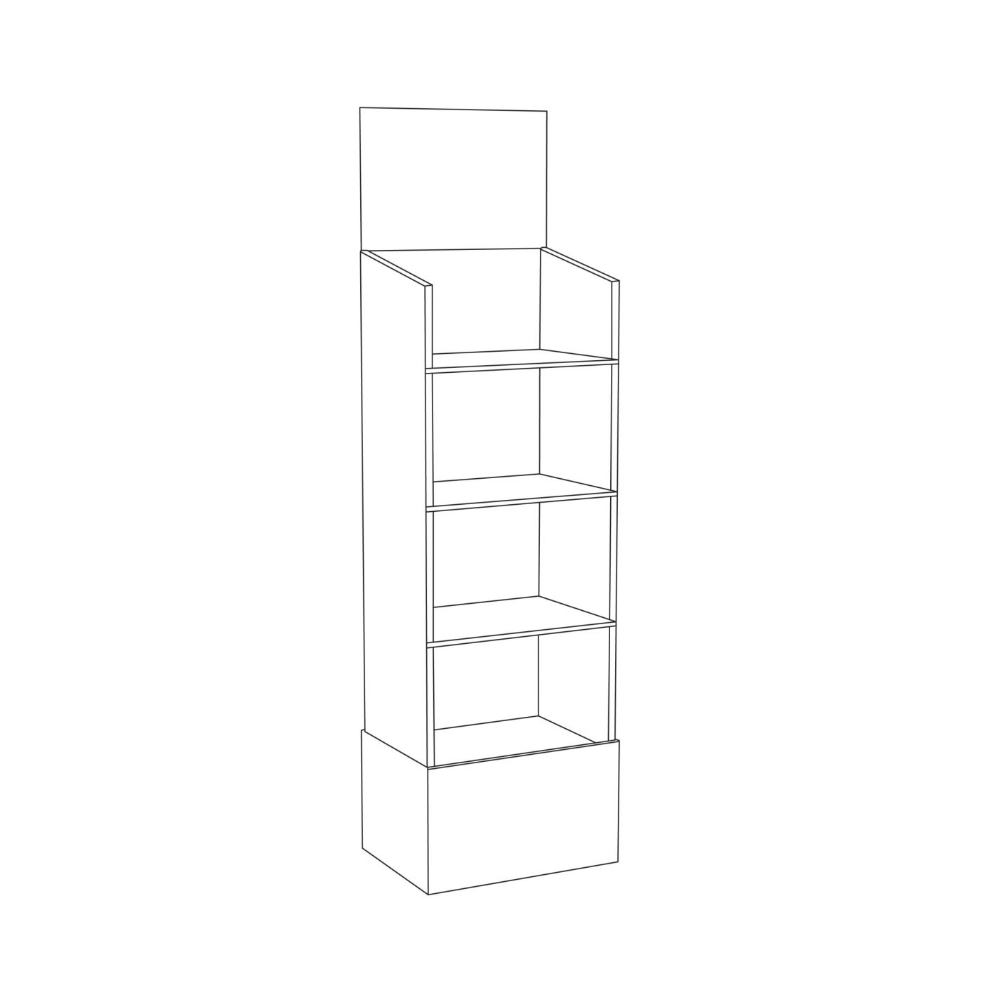 #7312 - Cardboard floor display | Concept BBM