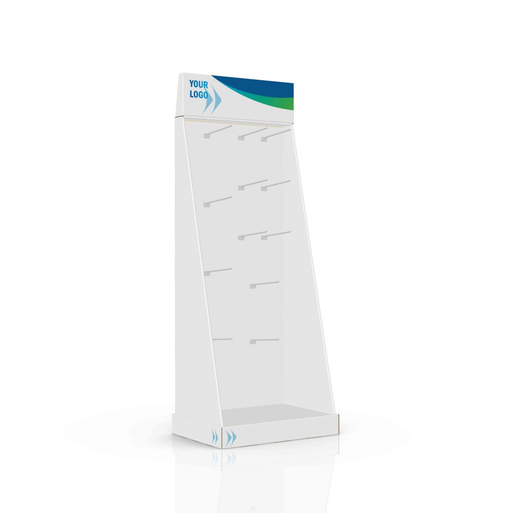 #7146K - Cardboard floor display with pegs | Concept BBM