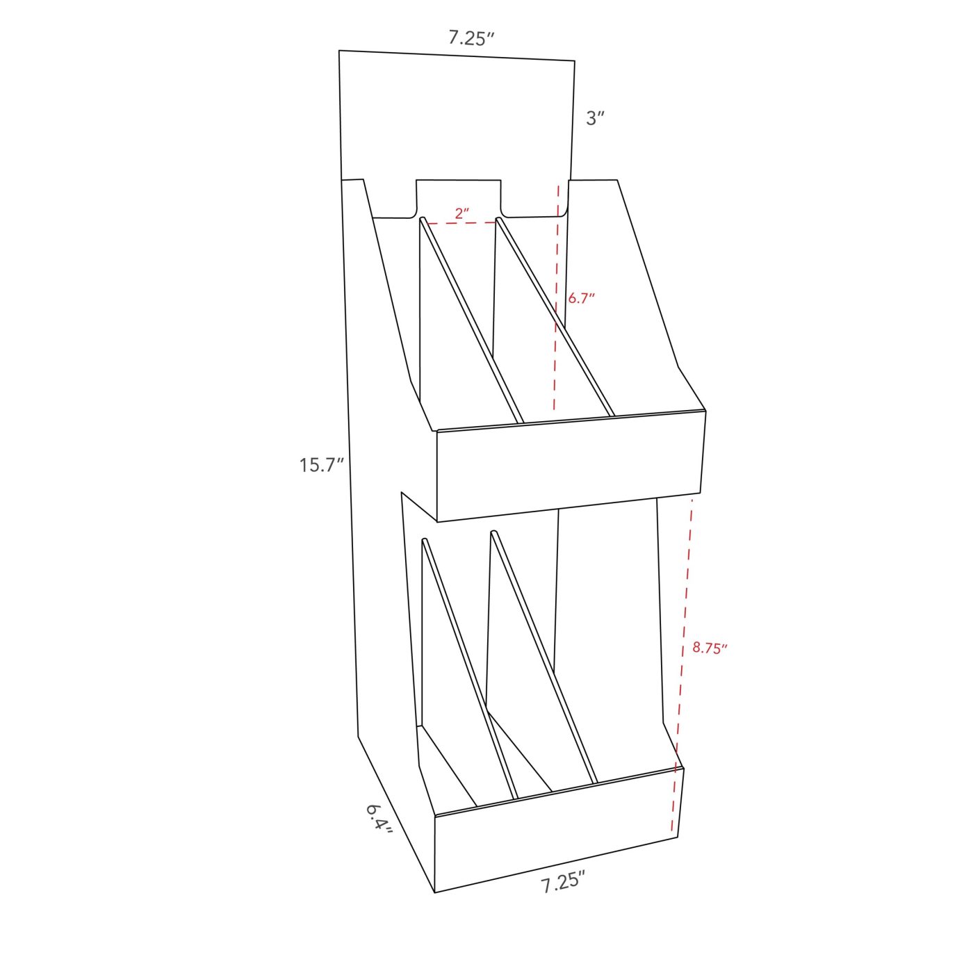 #7894 - Cardboard counter display | Concept BBM