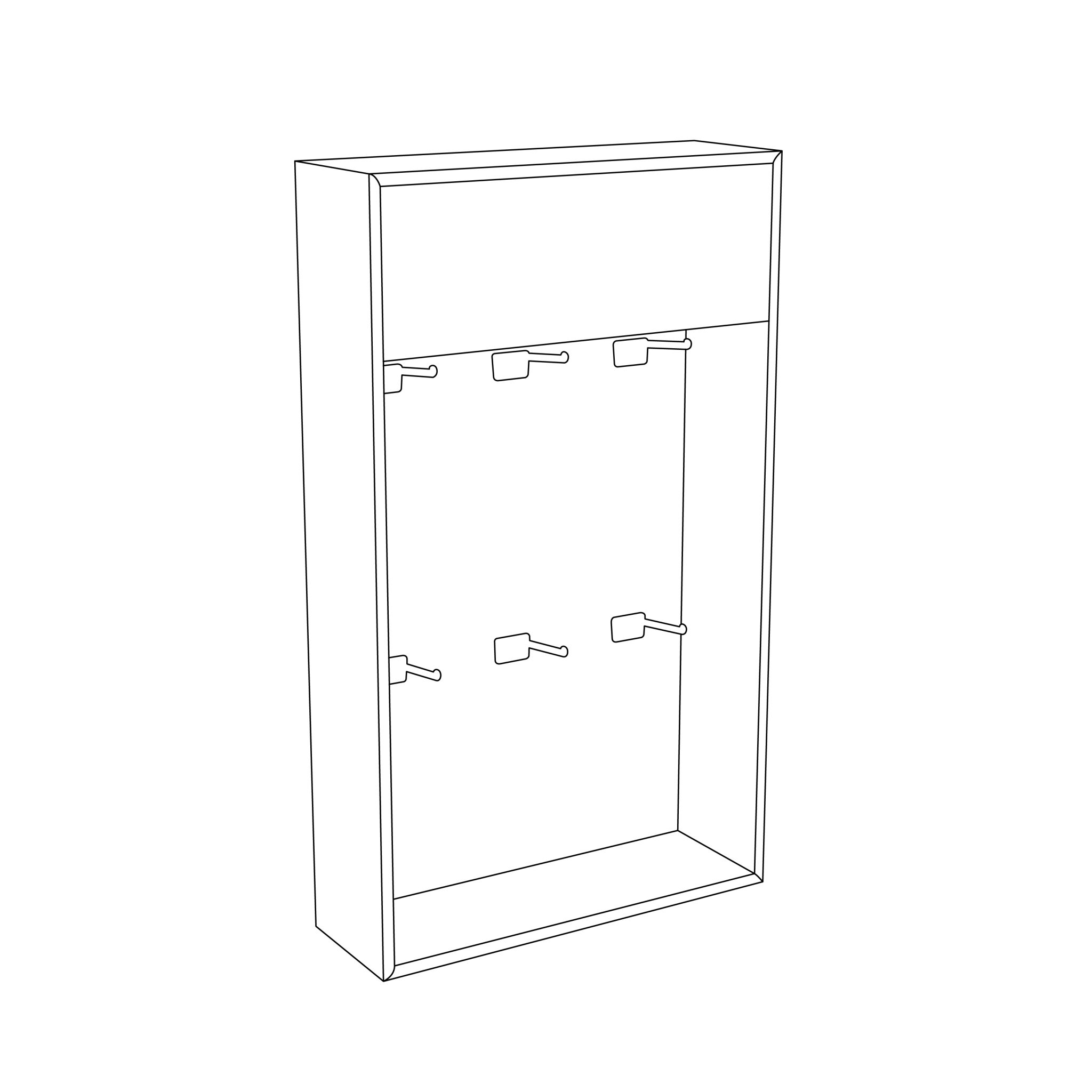 #7961 - Cardboard Sidekick 24'' - Pegs | Concept BBM